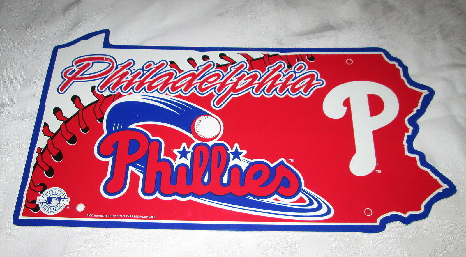 PHILADELPHIA PHILLIES - PENNSYLVANIA STATE SHAPED SIGN #6 - NEW | eBay