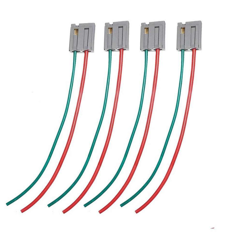 4 Pcs HEI Distributor Pigtail Harness Dual Connectors Power & Tach Plug ...