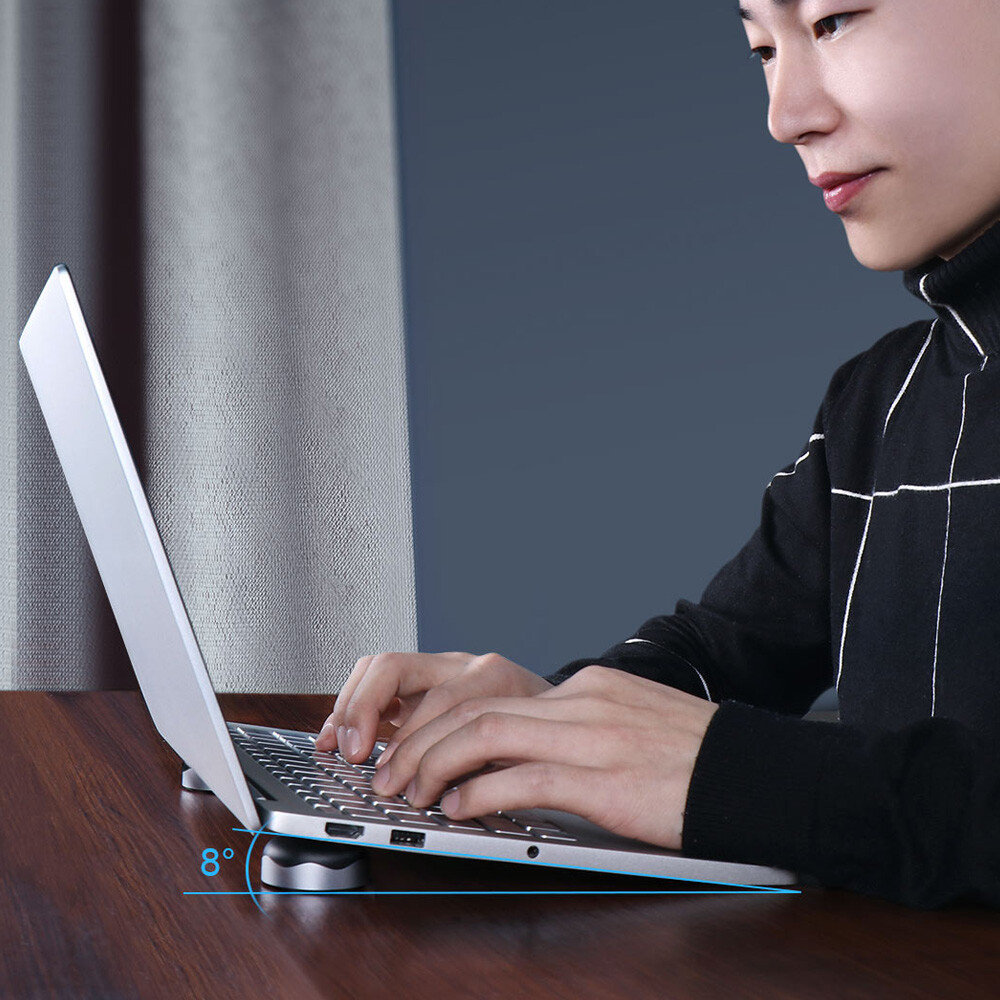 2Pcs/lot Hagibis Notebook Cooling Pad MacBook Cooler Stable Anti-Slip ...