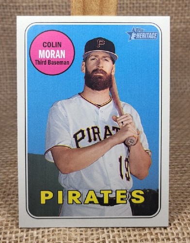 2018 Topps Heritage Colin Moran Baseball Card #627 Pirates FREE S&H A6 ...