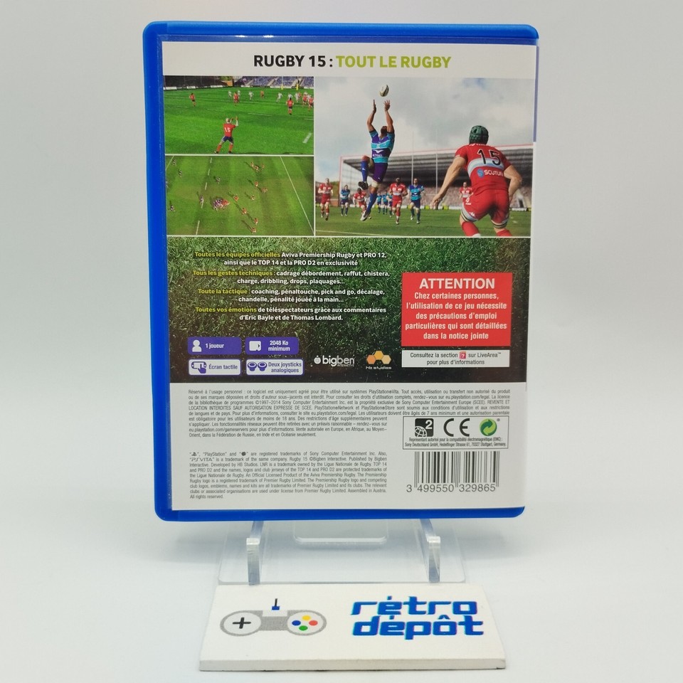Rugby 15 / Sony Playstation PS Vita / PAL / FR | eBay