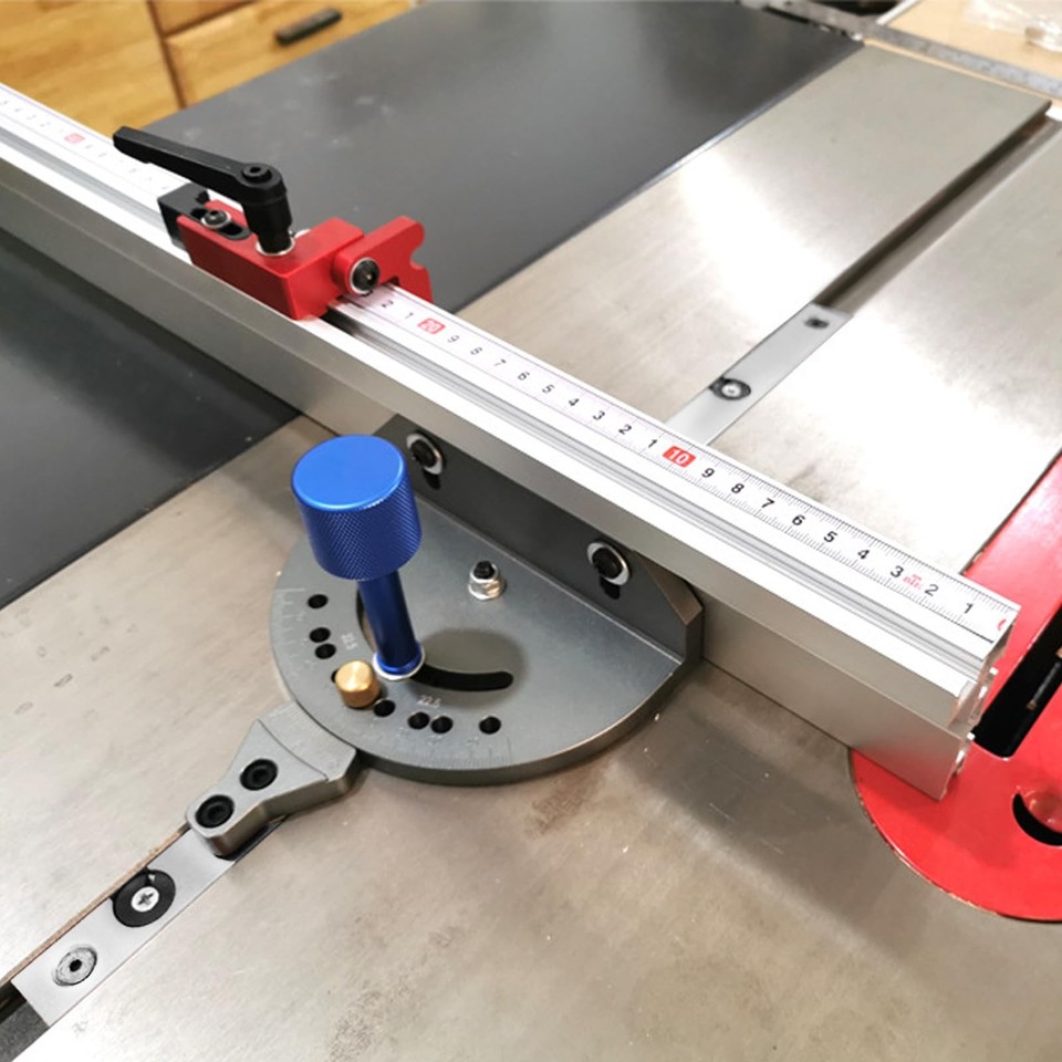 Aluminium Alloy Miter Bar, Slider Table Saw Gauge Rod T-Slot 300mm 11 ...