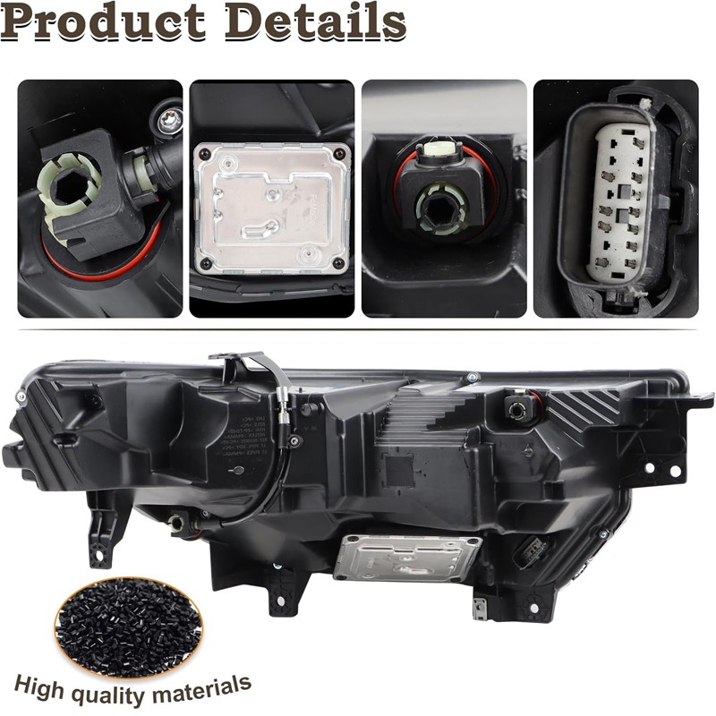 LED DRL Headlight For 2020 2021 2022 Ford Explorer XLT Limited Driver ...