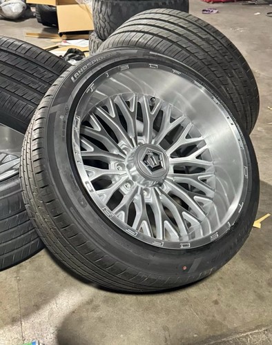 22x12 TIS 565BSM WHEELS RIMS 31" HT TIRES RAM 2500 3500 CHEVY GMC HD ...