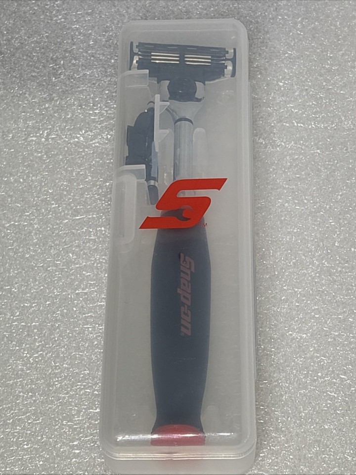 SNAP ON Tools Razor Soft Grip RED Ratchet Handle 3 Blade Shaver RATCRZ ...