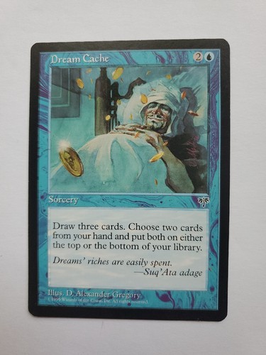 MTG Magic The Gathering Card Dream Cache Sorcery Blue Mirage 1996 | eBay