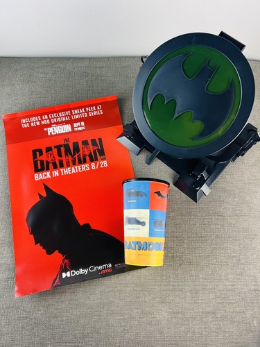 Batman 2022 Bat-Signal AMC Exclusive Popcorn Bucket, Cup & Poster SHIPS ...