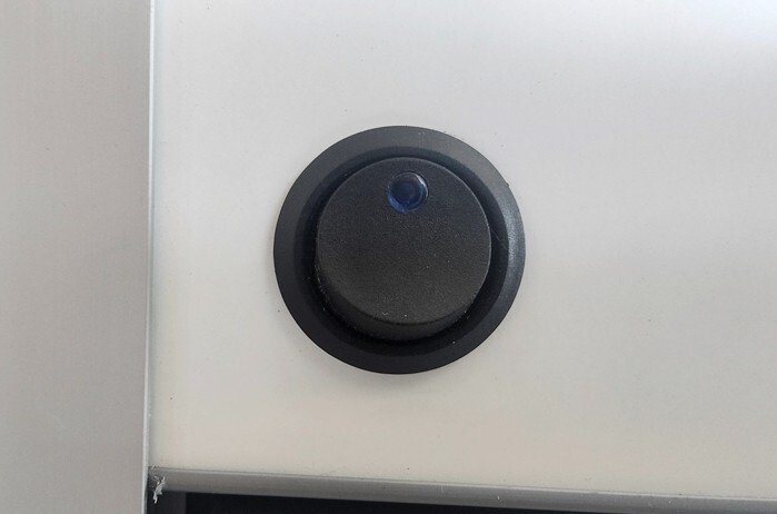 Campervan 12v Rocker Switch with Blue LED Light, Motorhome Caravan ...