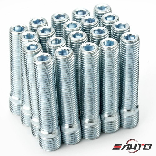 20x 64mm 14x1.5 to 12x1.5 Rim Wheel Conversion Converter Adapter Bolts ...