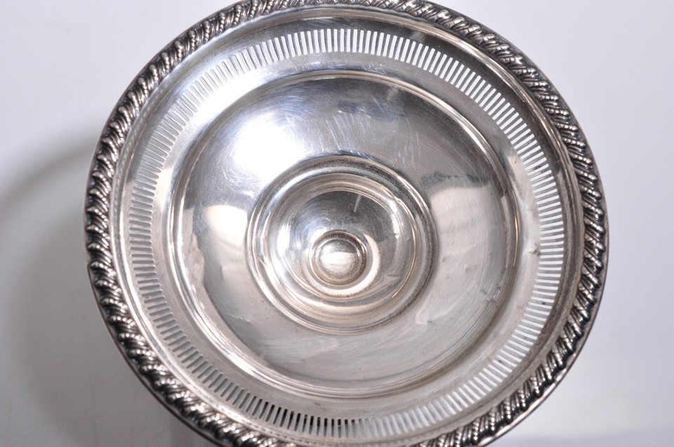 Rogers Sterling Silver Footed Compote with Weighted Foot 6" | eBay