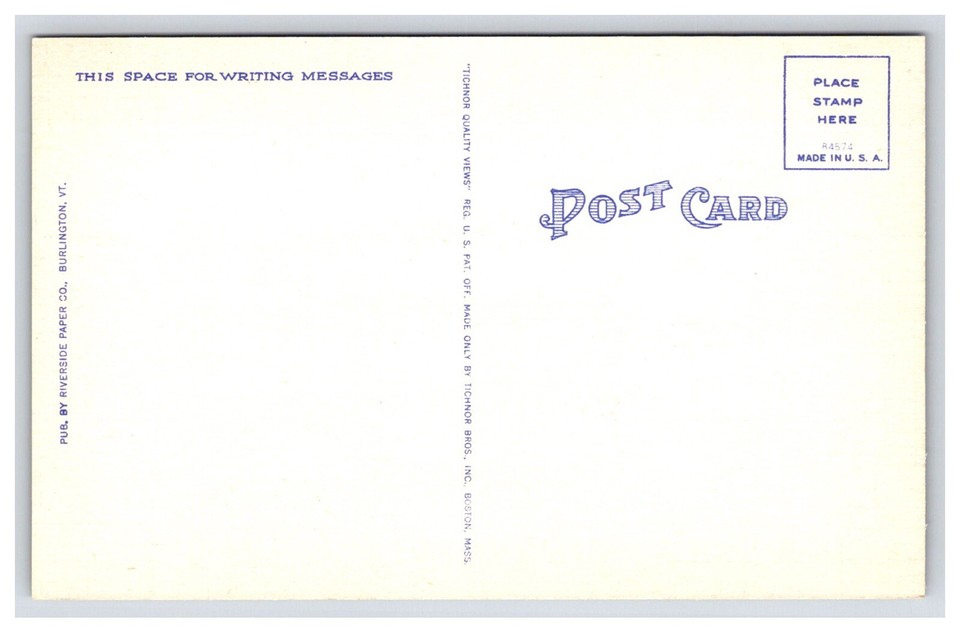 Postcard: VT Hepburn Hall, Middlebury College, Middlebury, Vermont - Unposted | eBay