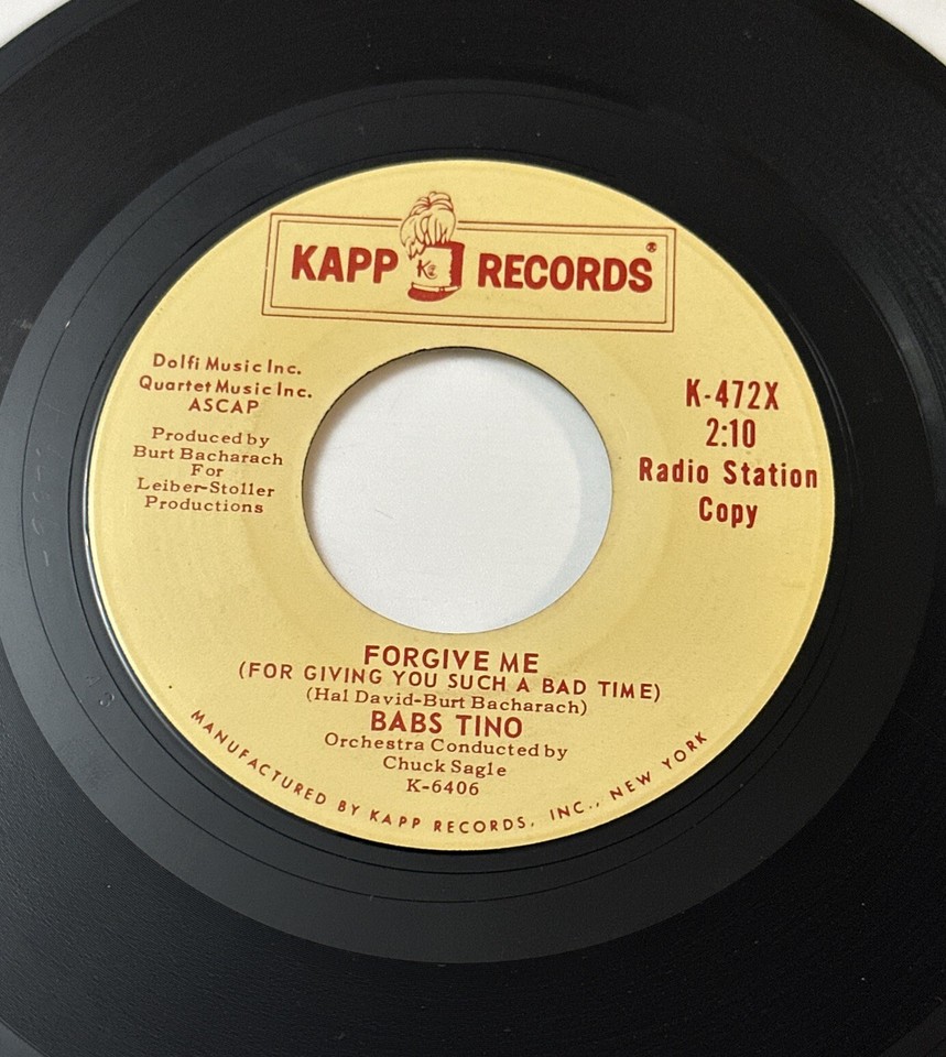 Babs Tino - Forgive Me 7” Promo Funk Soul Blues Vinyl Record VG+ | eBay UK