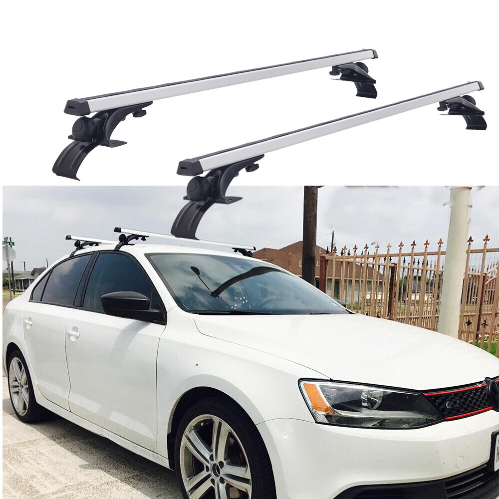 VW Jetta MK6 2006-2022 48" Car Top Roof Rack Cross Bar Cargo Kayak ...