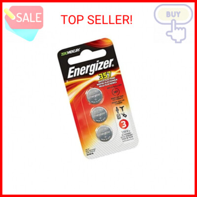Energizer 357 Battery, (Pack of 3) | eBay