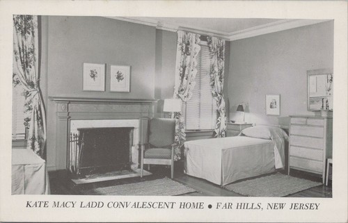 Postcard Kate Macy Ladd Convalescent Home Far Hills NJ Bedroom | eBay