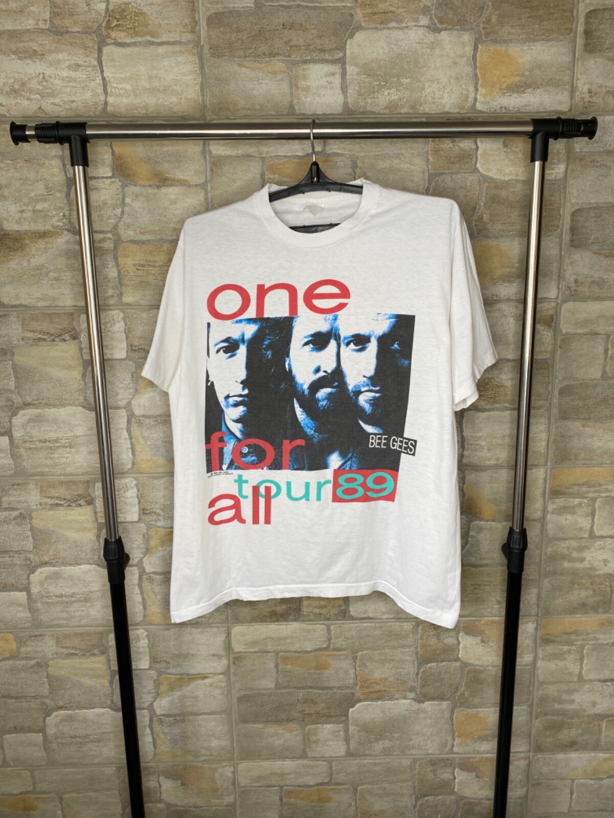 Vintage 1989 Bee Gees Merch tee / T-Shirt One For All… - Gem