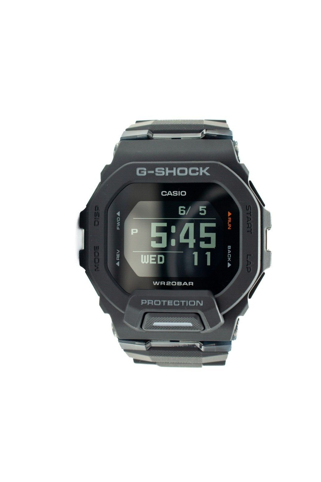 G-Shock Casio Bluetooth Step Counter Digital Square Black Watch GBD200-1