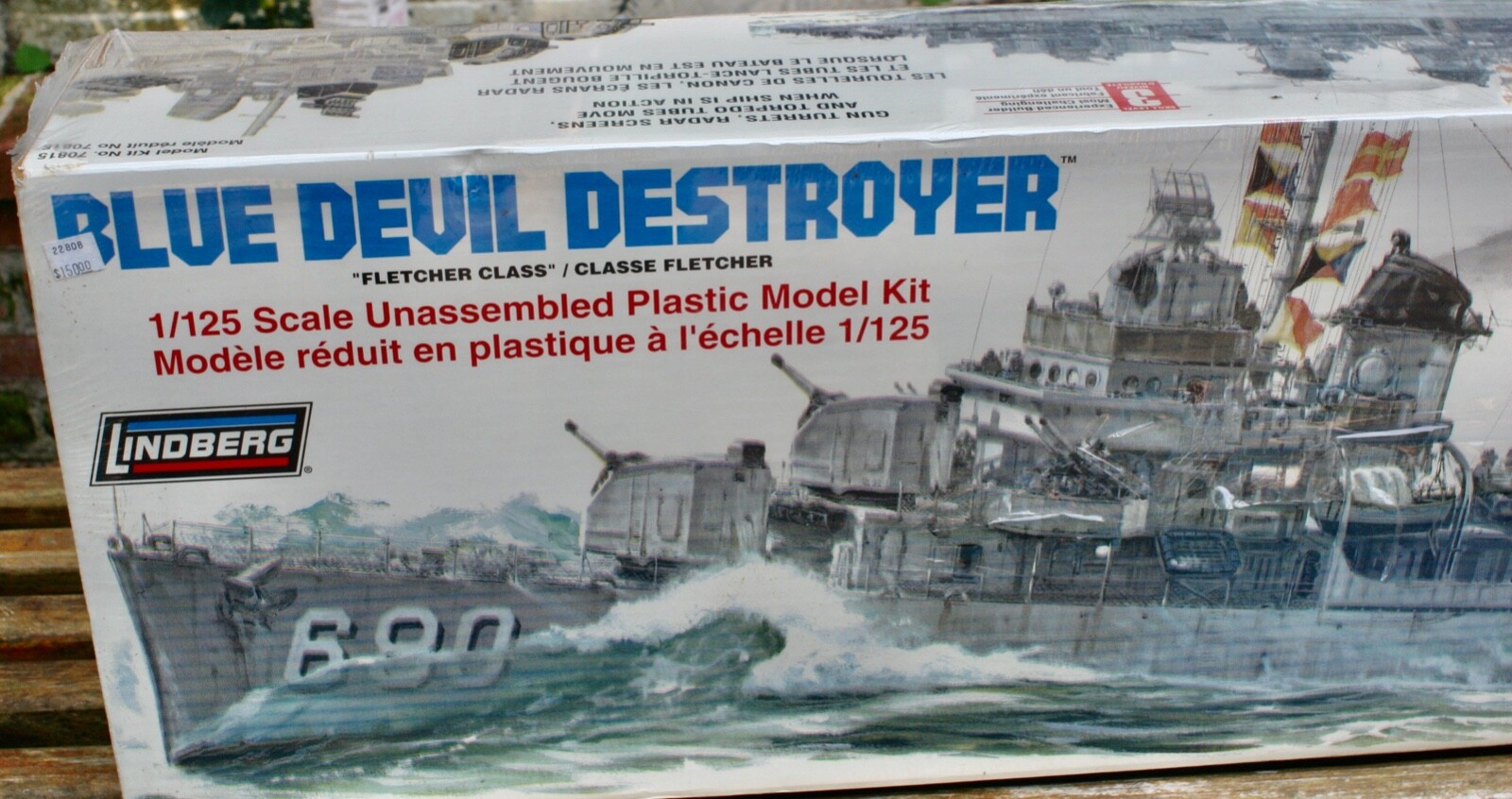 B5 Lindberg 1/125 Fletcher Class Blue Devil Destroyer 70815 Motorized ...