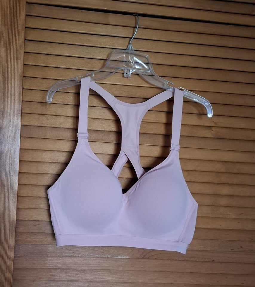 Victoria's Secret Racerback Padded Sports Bra Pink 38C Underwire ...