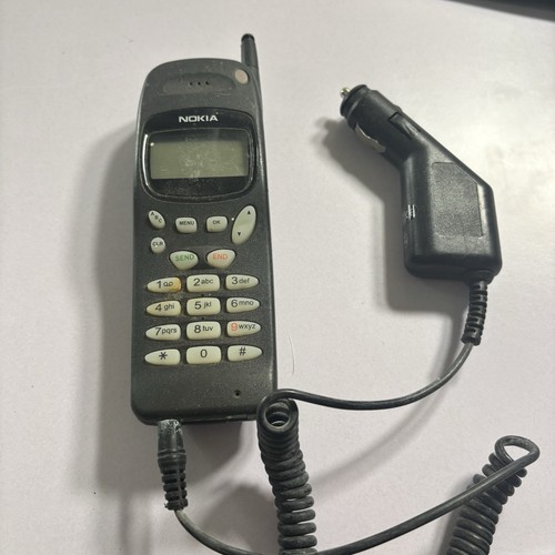 Vintage Nokia Cell Phone w/ Car Charger – Classic 1990s Mobile Retro ...