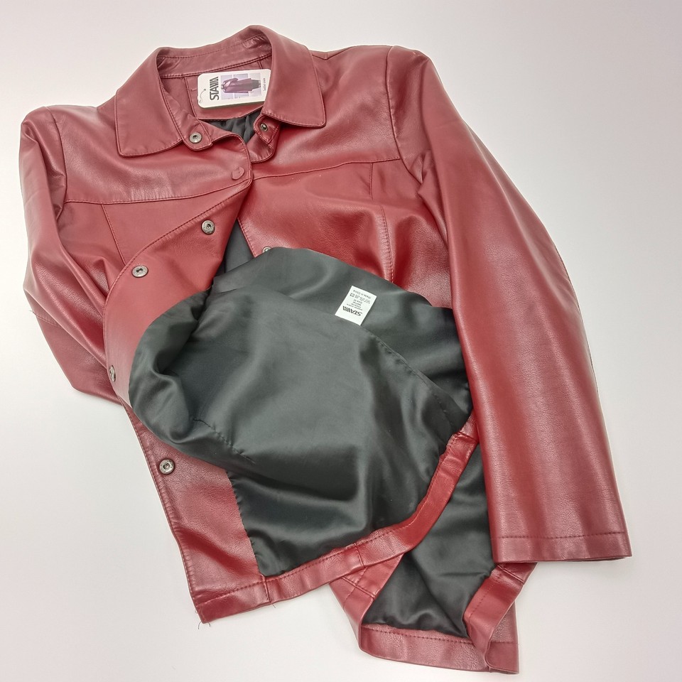 STAVA leather Coats for Women Red Fashion Coat Size M | eBay