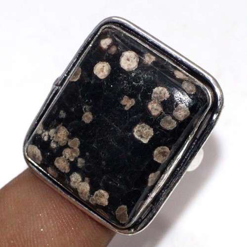 Viper Skin Jasper 925 Silver Plated Gemstone Ring US 9 Unique Gift JW ...