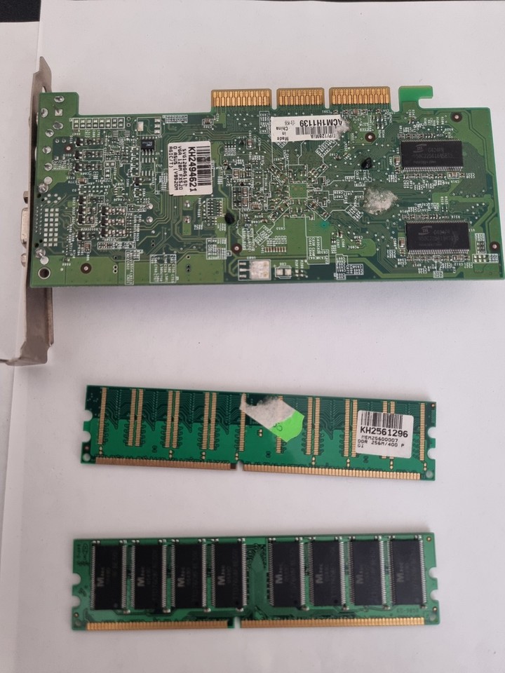 Pentium 4 old Pc parts , asus graphic card ram , AMd cpu, Asus ...