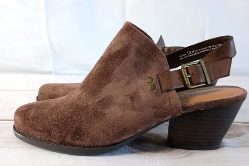 Baretraps Rejina Brown Western Slingback Mules Size 10 - Excellent ...