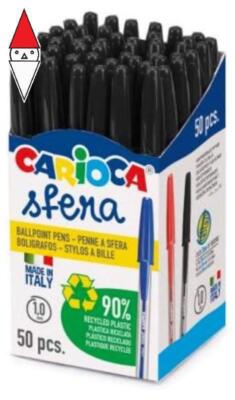ARTICOLO SCRITTURA UNIVERSAL (CARIOCA) BOX 50 PENNE A SFERA CARIOCA ...