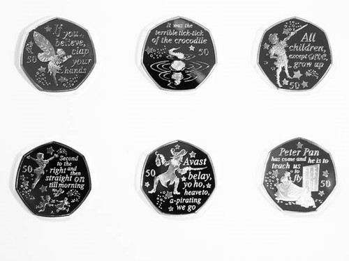 2019 Isle of Man PETER PAN 50p 6 COIN SET | eBay