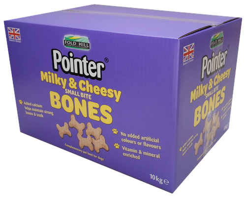 POINTER MILKY & CHEESY BONES : Small Bite Dog Biscuits bp Puppy Training Treats | eBay UK