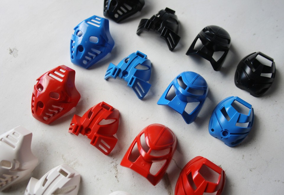 23X RARE 2001 LEGO BIONICLE KANOHI MASK PAKARI MIRU RURU KAKAMA NEW NOS ...