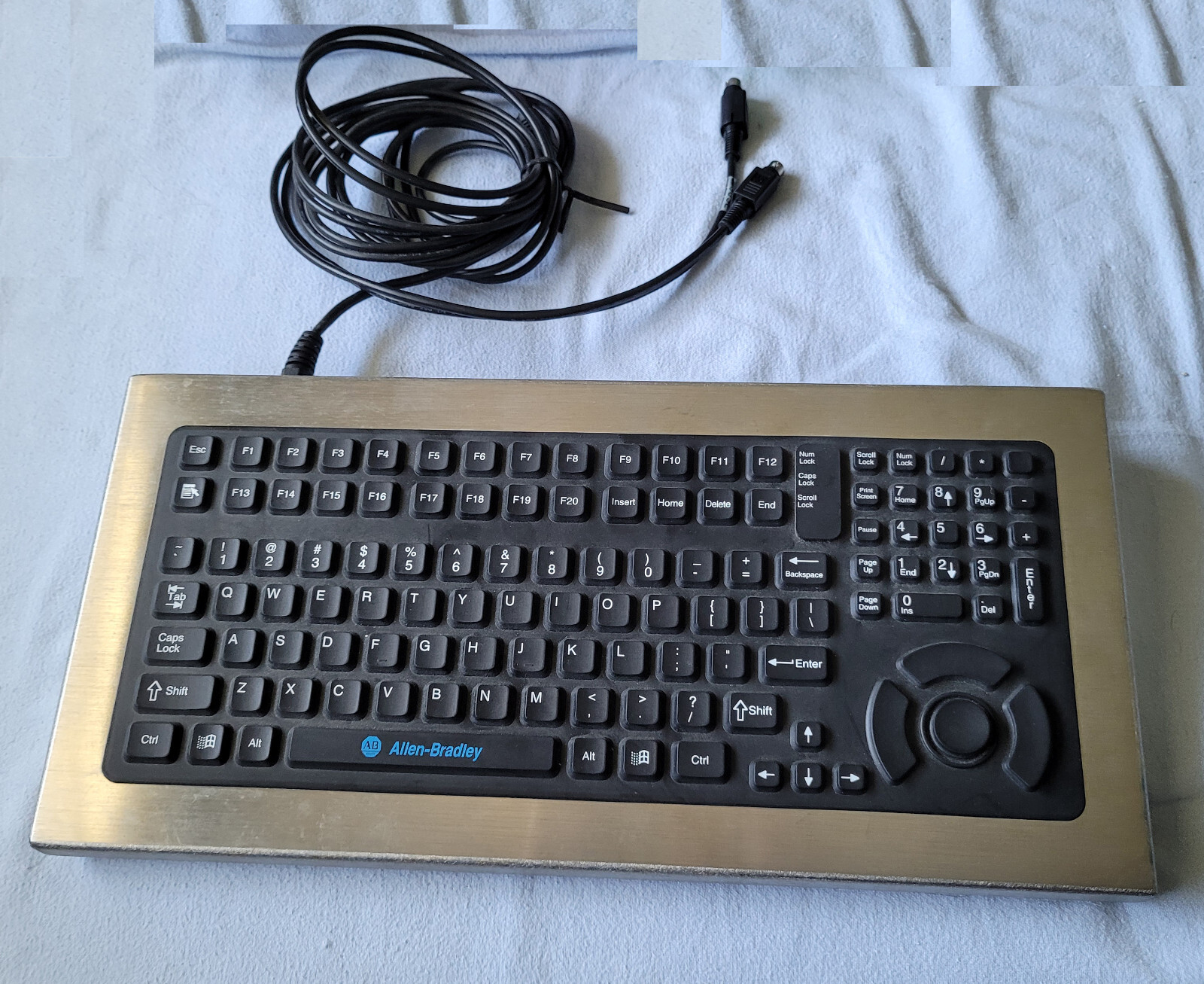 Allen Bradley 6189-KBDEPS1 PS/2 Industrial keyboard w/ Pointer ...