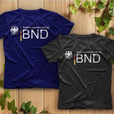 Intelligence Special Agent Team BND New Logo Series Polices T-Shirt ...