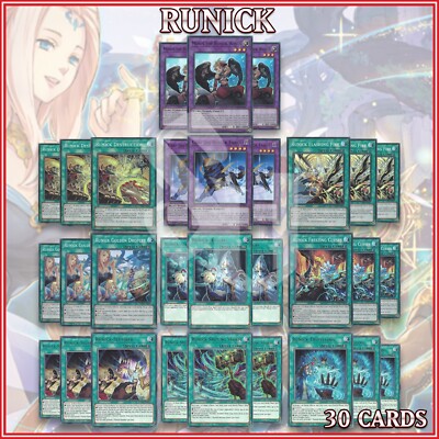 RUNICK DECK 30 | Destruction Flashing Freezing Geri Munin Droplet TAMA ...