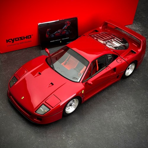 Kyosho BBR 1/18 Diecast Ferrari F40 Coupe High end car model Open Close ...