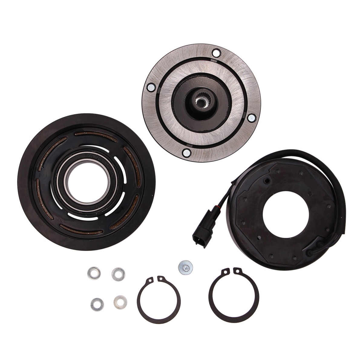 Compressor Clutch Replacement Kessocco AC Compressor Clutch Kit 7SBH17C ...