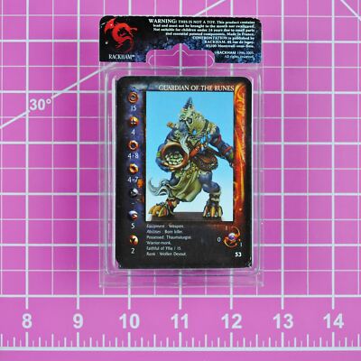 Rackham Confrontation Wolfen Guardian of the Runes (ENGLISH) - Rare ...