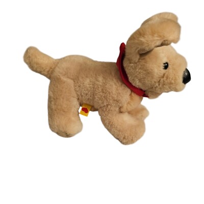 Build a Bear Kennel Pals Yellow Lab Puppy Dog Plush Red Collar BAB 6 ...