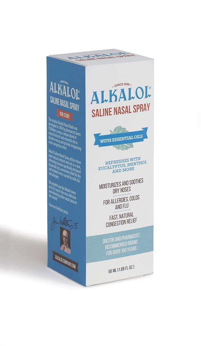 Alkalol Solution Saline Nasal Spray, 1.69 Ounce | eBay
