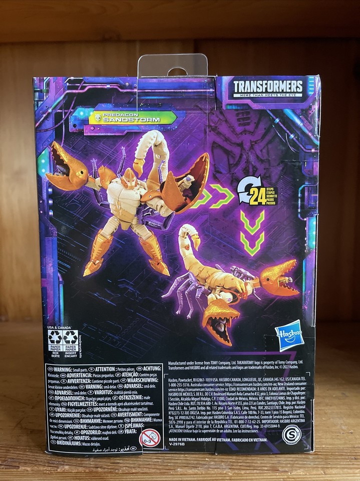 New Hasbro Transformers Generations Legacy Deluxe Class Sandstorm MISB ...