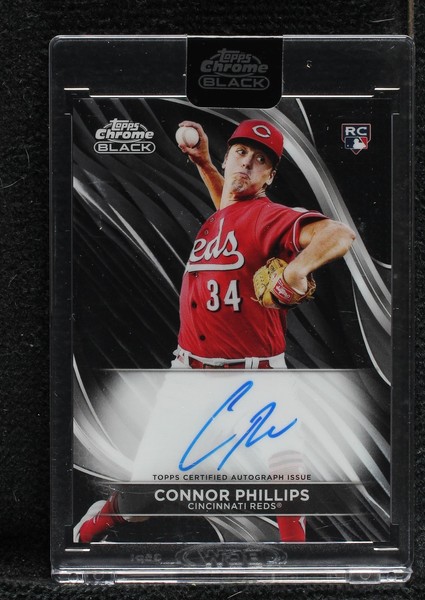 2024 Topps Chrome Black - Autographs #CBA-CP Connor Phillips (AU, RC ...