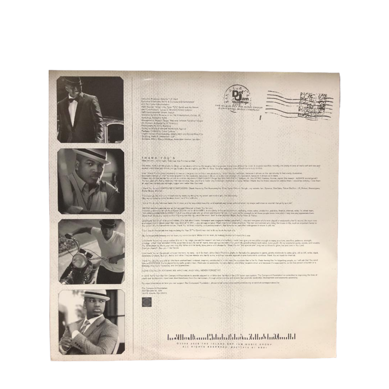 Ne-Yo - Year Of The Gentleman 12" Vinyl '08 Def Jam Recordings 2x LP w ...
