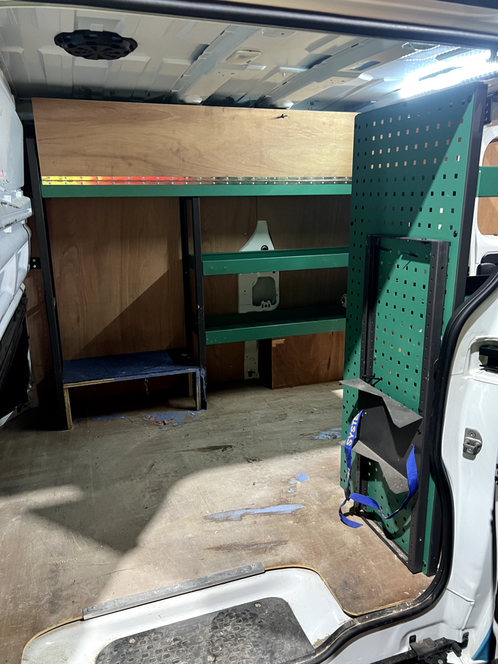 Trafic Vivaro Van Racking Shelf Rack 2014-19 Low Roof Shelving Full Kit ...