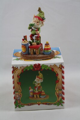 Enesco The North Pole Village Tinker Elf Figurine | eBay