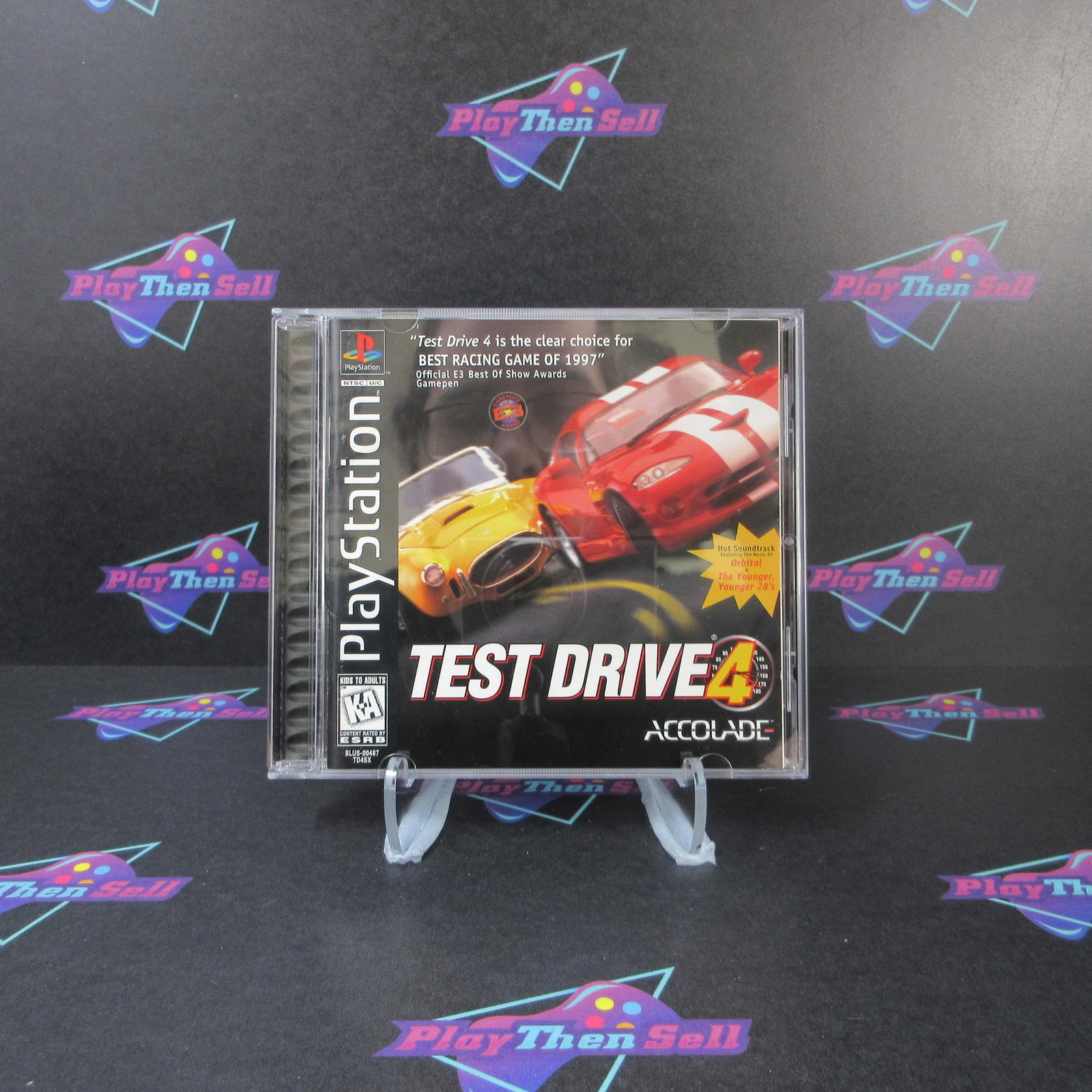 Test Drive 4 PS1 PlayStation 1 Black Label - Complete CIB 15605750649 ...