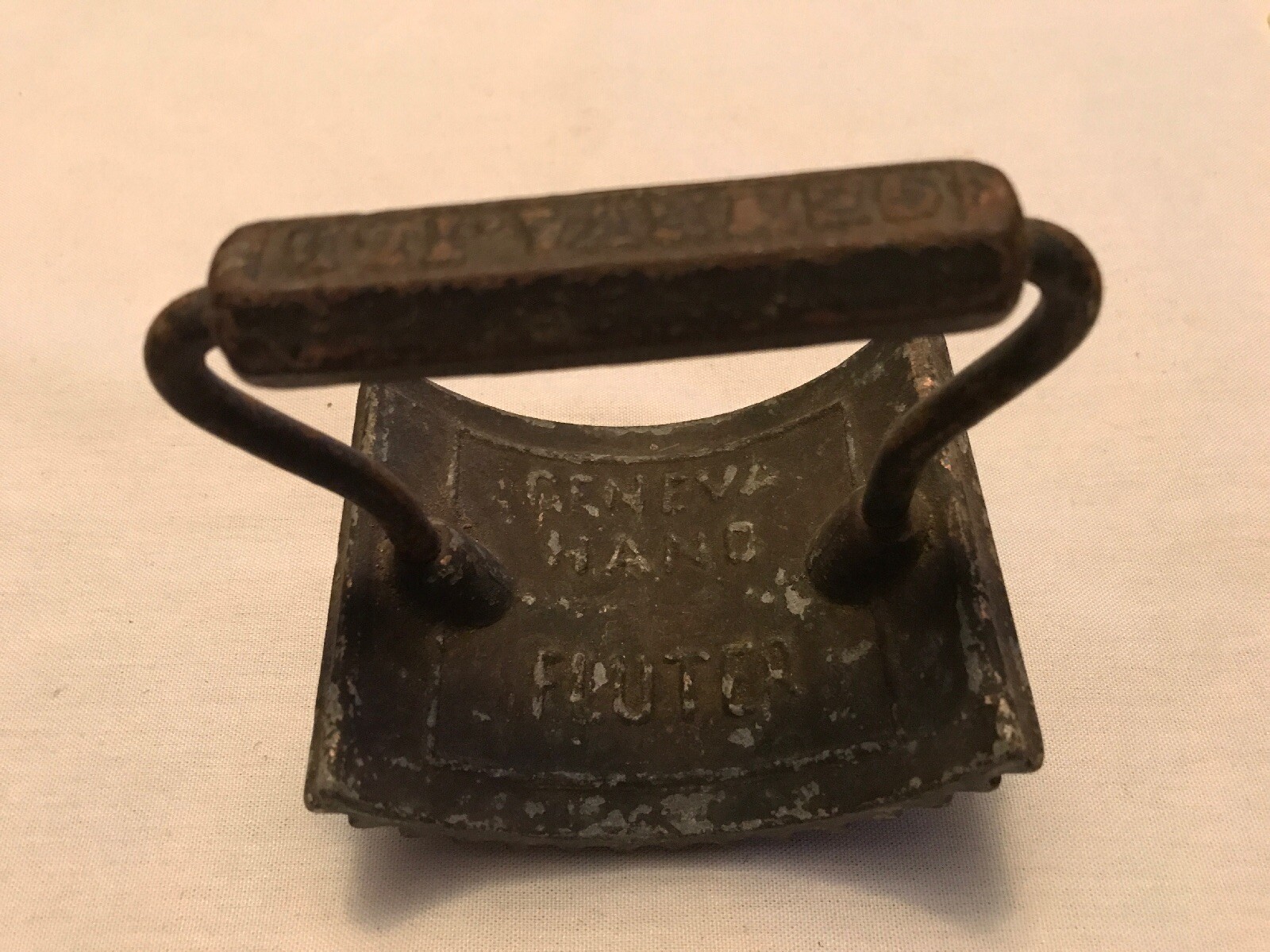 Geneva Hand Fluter Vintage Cast Iron Collar Crimper, Geneva Illinois | eBay