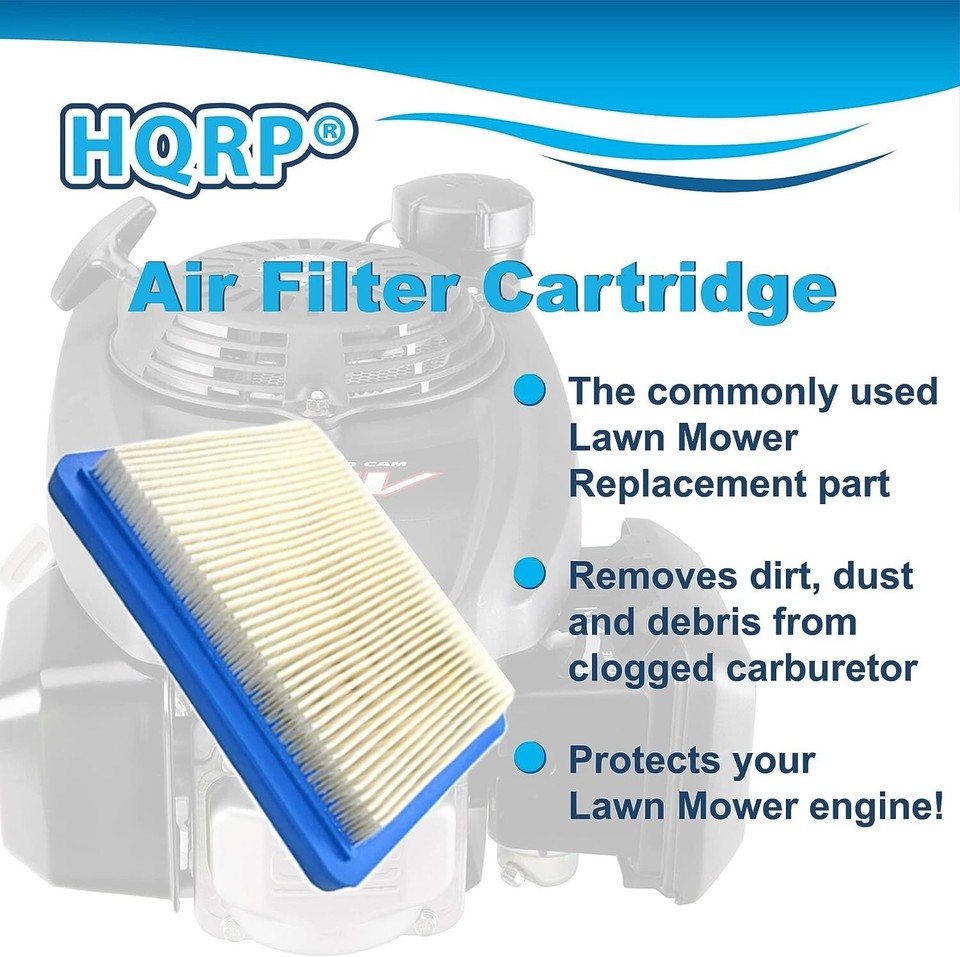 2x HQRP Air Filters for Craftsman 33644 / 3364 Lawn Mower Yard Vacuum ...