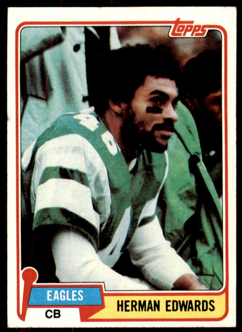 1981 TOPPS_ HERMAN EDWARDS. PHILADELPHIA EAGLES #179 | eBay