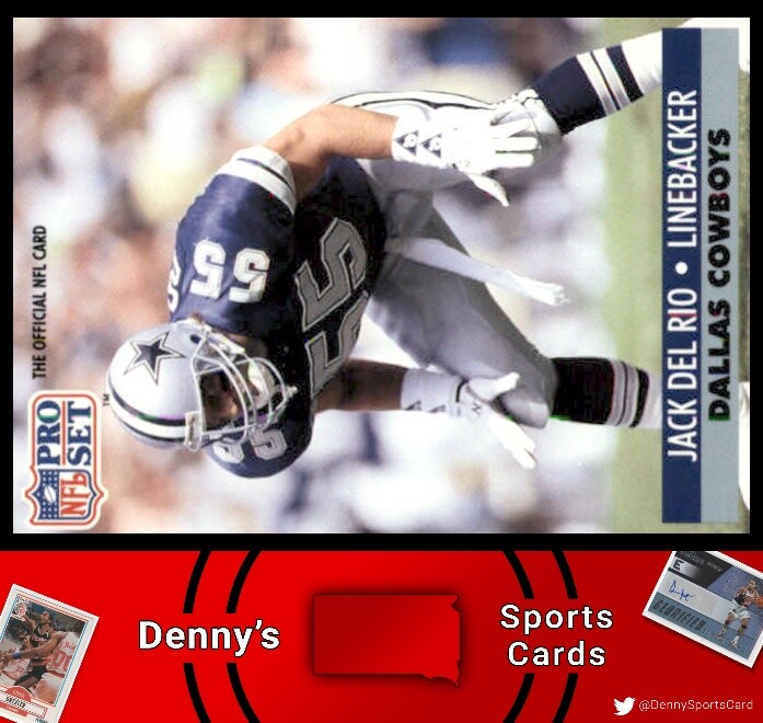 1991 Pro Set #129 Jack Del Rio Dallas Cowboys Football Card | eBay